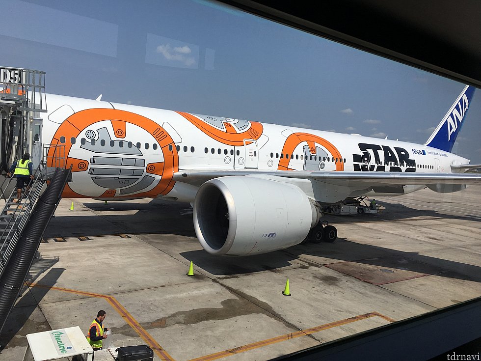 BB-8 ANA JETに乗れました！